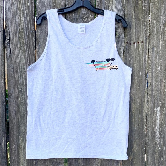 chubbies | Shirts | Chubbies Tank Top Gray With Retro Rv Summer | Poshmark